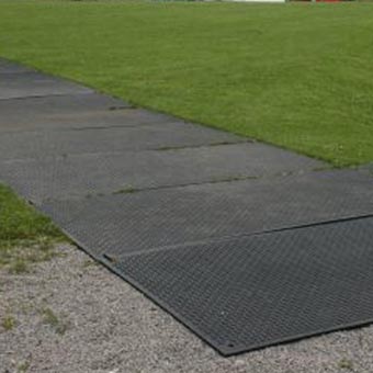 Turf Lawn protection mats |Temporary Roadway | Nutek Flooring